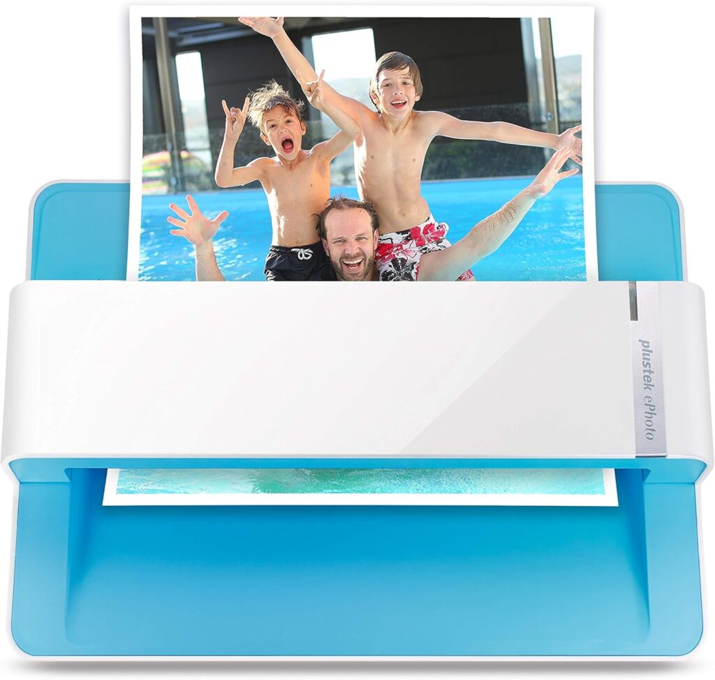 Plustek Photo Scanner – ephoto Z300, Scan 4×6 Photo in 2sec, Auto Crop ...